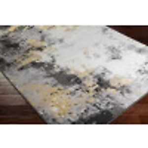 Livabliss Cantrell Modern Abstract Area Rug,7'10" x 10'(8' x 10'),Black