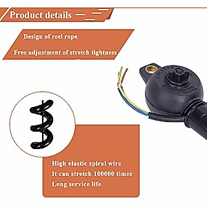 JIAWANSHUN Food Warmer Lamp Food Heat Lamp/Bulb 250W φ290mm Cafeteria Food Warmer Commercial Food Warmer Restaurant Supplies or Home Use Food Service Retractable Heat Lamps(Golden)