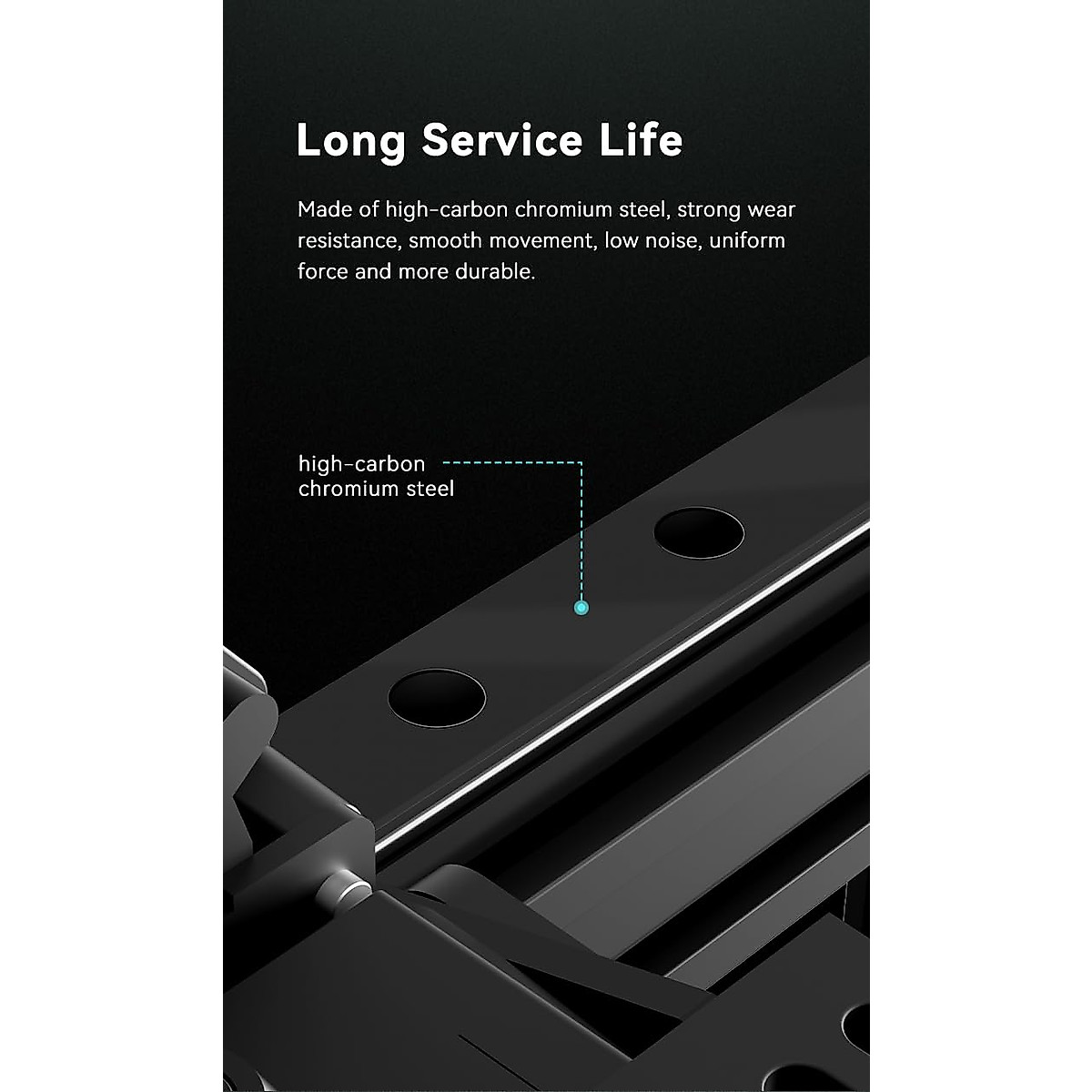 Creality Upgraded Ender-3 V3 SE Linear Rail Guide Kit, Linear Guideway - High Precision, High Speed Printing, and Long Service Life - Easy to Modify, Compatible with Ender-3 V3 SE