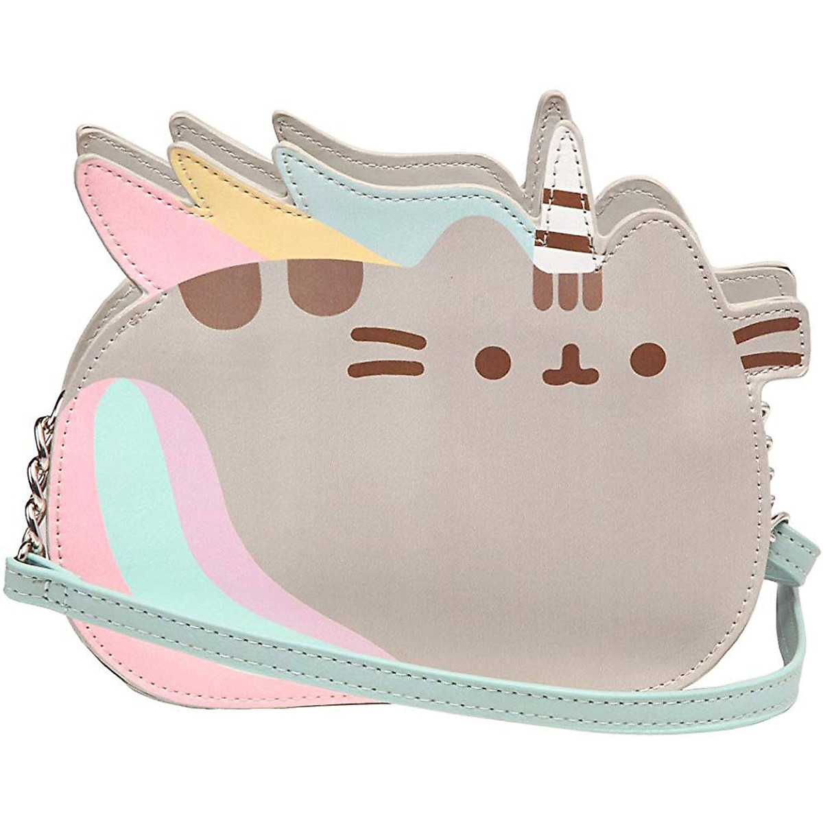 Pusheenicorn Cross Body Purse Standard, Gray