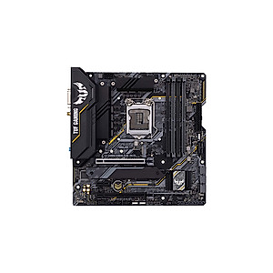 ASUS TUF Gaming B460M-Plus WiFi 6 LGA1200 (Intel® 10th Gen) Micro ATX Gaming Motherboard (Intel® 1Gb LAN, USB 3.2 gen 1 Front Panel Connector, addressable Gen 2 RGB Header, Aura Sync)