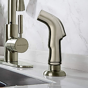 Sink Sprayer Replacement, Universal Kitchen Sink Sprayer,Houtingmaan Sink Sprayer Head, Kitchen Sink Side Sprayer Head, Brushed Nickel