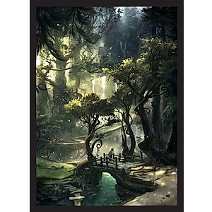 MTG Sleeves 50 MTG Standard Card Sleeves Deck Protector - Forest Journey