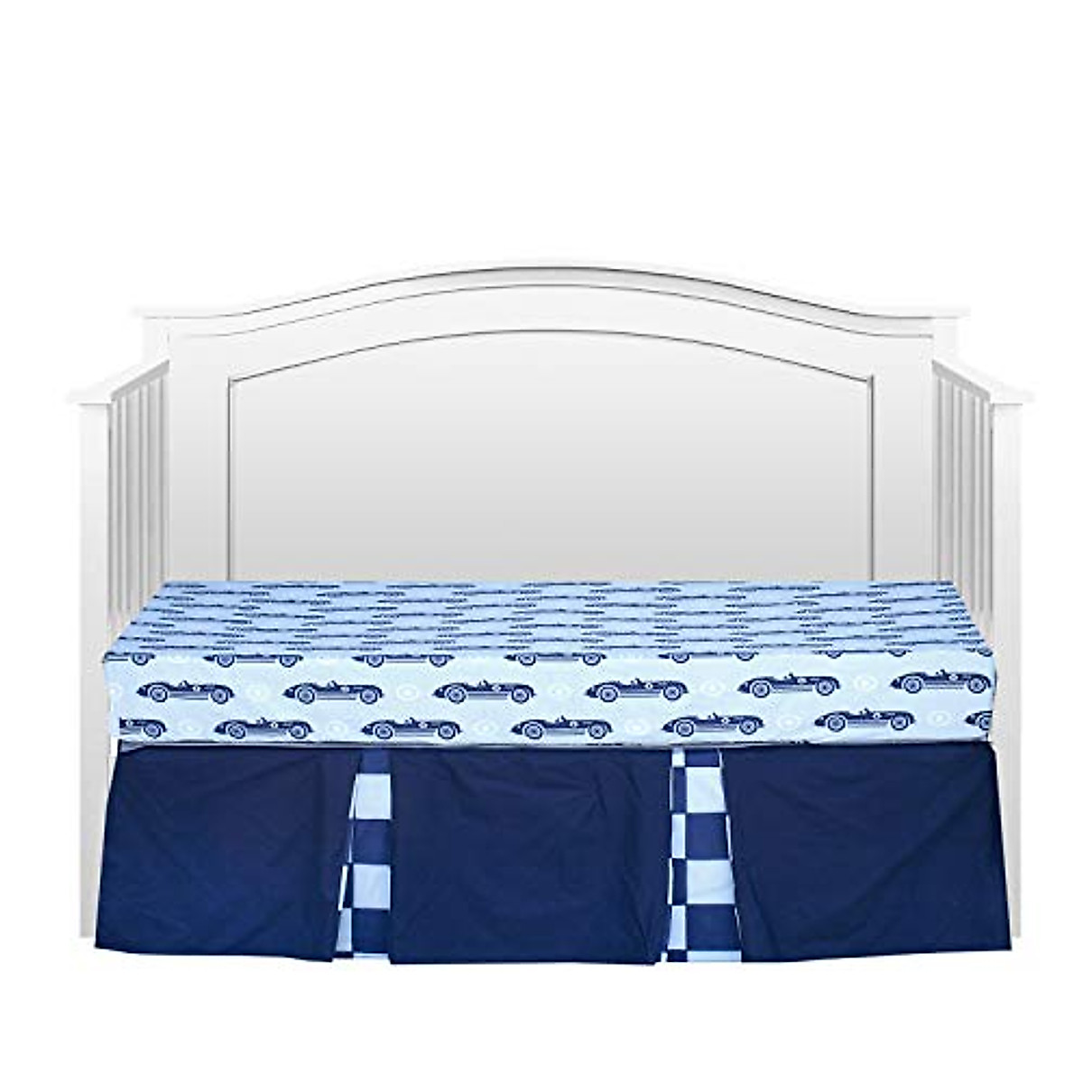 Pam Grace Creations Baby Nursery Crib Bedding Sets for Boys, Soft Quality Material with Vibrant Colors for a Dream Room, Cars, 2 lbs, 3 Pieces