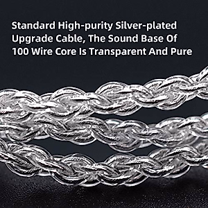 KZ Zax Metal Headset 7BA+1DD Hybrid 16 Drivers HiFi Bass Earbuds in Ear Monitor Headphones Sport Noise Cancelling Earphones(No mic,Black)