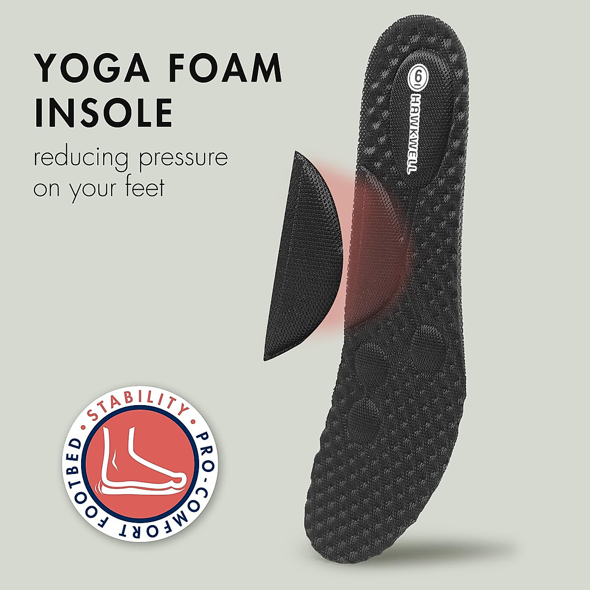 Hawkwell Women's Slip On Lightweight Comfort Slip Resistant Nursing Shoes,Black Synthetic,8 M US