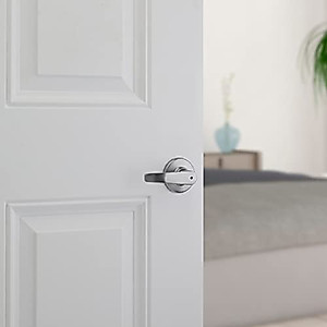 Kwikset 93001-879 Delta Bed and Bath Lever in Satin Chrome