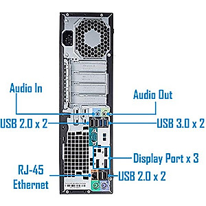 HP z230 Workstation SFF Desktop Computer, Intel Core i7-4770 Upto 3.9GHz, 32GB RAM, 1TB SSD + 500GB HDD, HD Graphics 4600 4K, DisplayPort, HDMI, Wi-Fi, Bluetooth - Windows 10 Pro (Renewed)