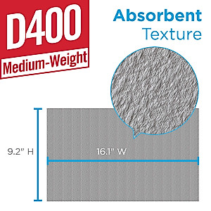 GEORGIA-PACIFIC Brawny Professional D400 Disposable Cleaning Towel, Tall Box, White, 1 Box (20070/03)