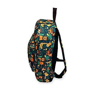 Everest Unisex-Adult's Pattern Backpack, Green, One Size