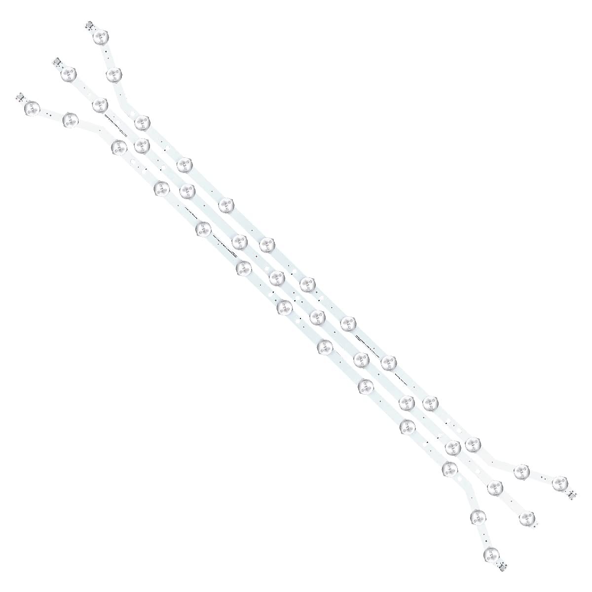GuuYebe BN96-28766A BN96-28767B BN96-28767A UN40H5003AFXZA LED Backlight Strips for 40" TV D3GE-400SMA-R2 D3GE-400SMB-R3 2013SVS40 LM41-00001V Replacement Part