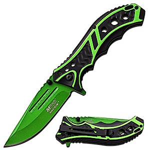 MTECH USA MTech Ballistic Lifestream Spring Assist Knife - Green
