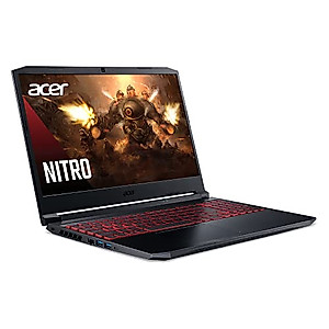 Acer Nitro 5 AN515-45-R83Z Gaming Laptop, AMD Ryzen 5 5600H Hexa-Core Processor | NVIDIA GeForce GTX 1650 | 15.6" FHD 144Hz IPS Display | 8GB DDR4 | 256GB NVMe SSD | WiFi 6 | Backlit Keyboard