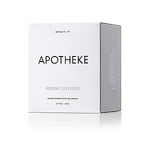 Apotheke Signature Hinoki Lavender Candle, 1 EA