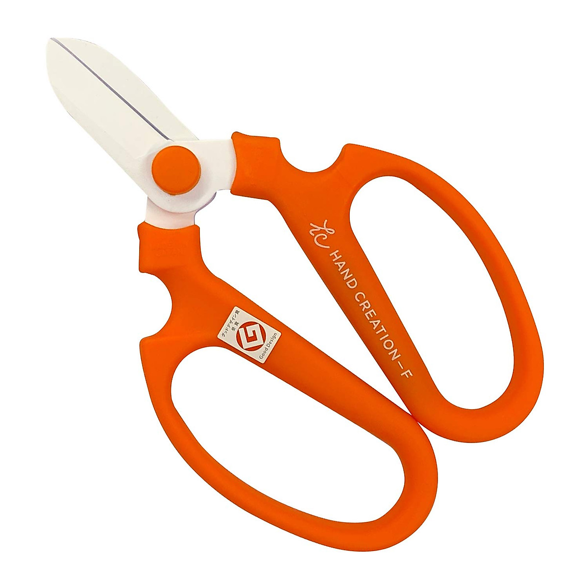 Sakagen Flower Scissors Hand Creation F-170 (Orange, 170mm)