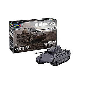 Revell, Coloured 03509 Panther Ausf. D World of Tanks 1:72 Scale Plastic Model kit