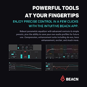 BEACN Dark Dynamic USB Mic for PC | Professional Microphone for Podcast, Gaming Mic, Streaming Mic | Studio-Quality Desk Mic for YouTube, Twitch, and Recording | Microphone for PC, Gaming & Streaming