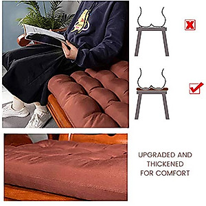 KRIDDR Home Sofa Bench Cushion 2 3 Seater Indoor Outdoor Bench Seat Cushion Garden Swing Chair Cushion Wooden Chair
