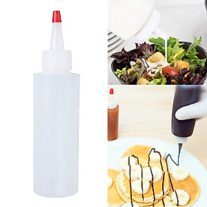 Lind Kitchen 25PCS 24mm Red-Tip Caps Plastic Bottle Caps Yorker Dispensing Cap Red Pointed Mouth Bottle Cap for Squeeze Bottles Glue Bottles