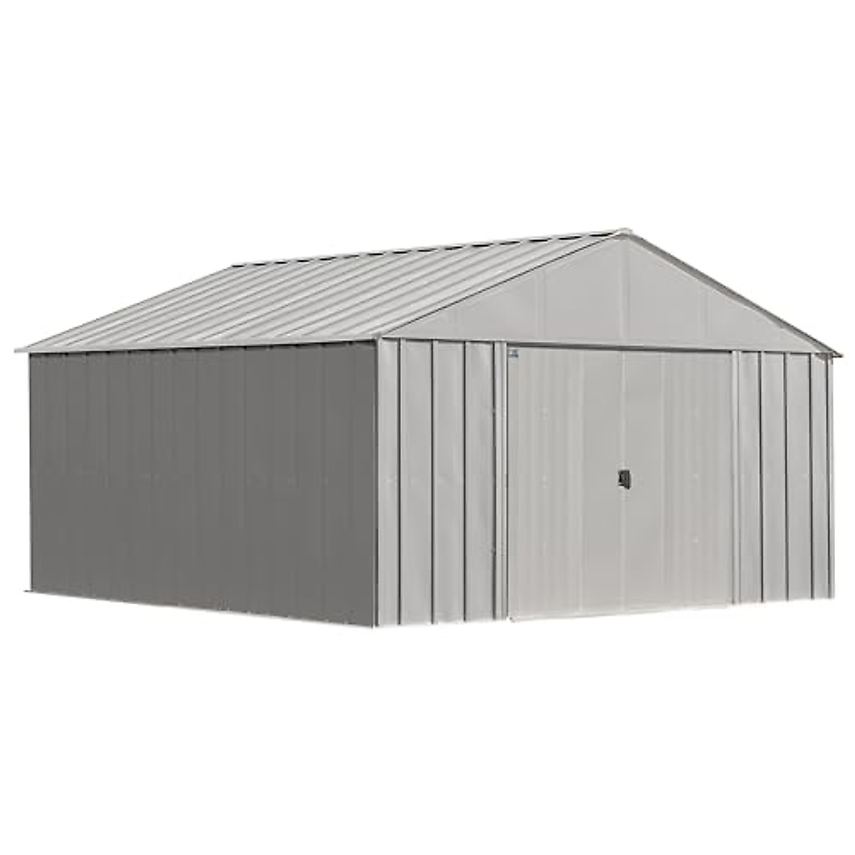 Arrow Classic Metal Shed, 12 x 12, Flute Grey