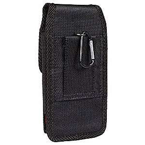 AQ Mobile Vertical Holster for Cell Phone, Size XXL (Inner Size: 6.7 x 3.15 x 0.43 in) Nylon, Belt Loop