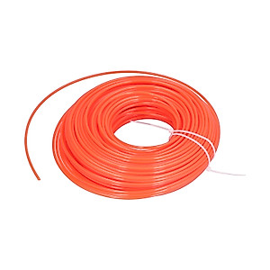 jerss Trimmer Line 3Mm Round Wire Brush Accessory 50M Cutting Machine Grass Cord Wire Brush Cutter Nylon Rope for Orange Sawing Machine Circular Attachments