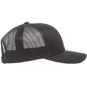 Yupoong Men's YP Classics Retro Trucker Hat, Black, One Size