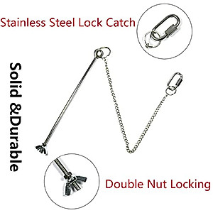 IOUH Green Swing Chicken Toy Chicken Swing Chicken Bird Xylophone Toy and Chicken Veggies Skewer Fruit Holder - Bird Chicken Feed Toys Chicken Stand Toy for Hens Bird Parrot Training Chicken coop 3PCS