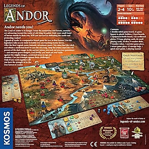 Legends of Andor Board Game | Cooperative Strategy Adventure Game By KOSMOS | Spiel Des Jahres Kennerspiel Winner