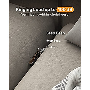 ATUVOS Luggage Tracker, Key Finder, Smart Bluetooth Tracker Pairs with Apple Find My (iOS Only), Item Locator for Bags, Wallets, Keys, Waterproof IP67, Anti-Lost 4 Pack