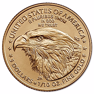 MINT STATE GOLD 2023 1/10 oz American Eagle Gold Bullion Coin Brilliant Uncirculated with Original United States Mint Box and a Certificate of Authenticity $5 Seller BU
