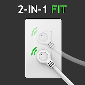 Zooz Z-Wave Long Range Power Strip ZEN20 800LR with Energy Monitoring and 2 USB Ports | Works with Z-Box, Hubitat, Home Assistant, Compatible with SmartThings