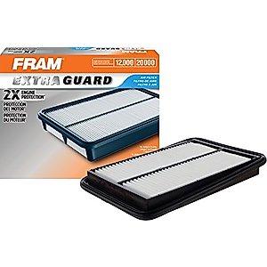 FRAM Extra Guard CA11858 Replacement Engine Air Filter for Select Nissan Models, Provides Up to 12 Months or 12,000 Miles Filter Protection