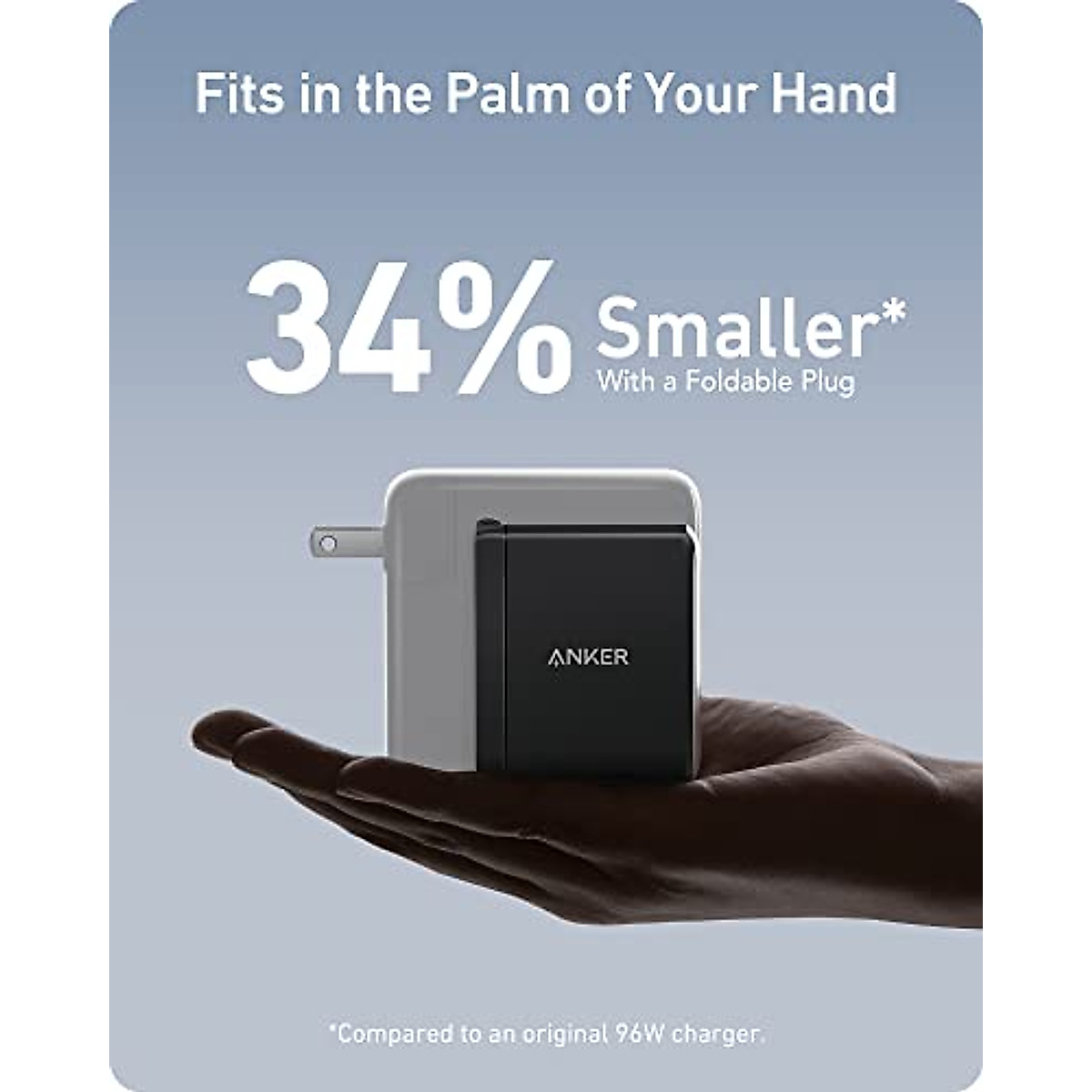 Anker 100W USB C Charger, 736 Charger (Nano II 100W), 3-Port Fast Compact Wall Charger, USB C Cable, Anker New Nylon USB C to USB C Cable (6ft 60W, 2-Pack, USB 2.0)