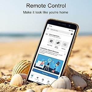 ExIoTy Smart Plug, Simple Setup with One Voice Command, Compatible with Alexa Only, Voice Control, Remote Control, Timer Function, Group Control, Bluetooth Mesh, Alexa Echo Required (1 Pack)
