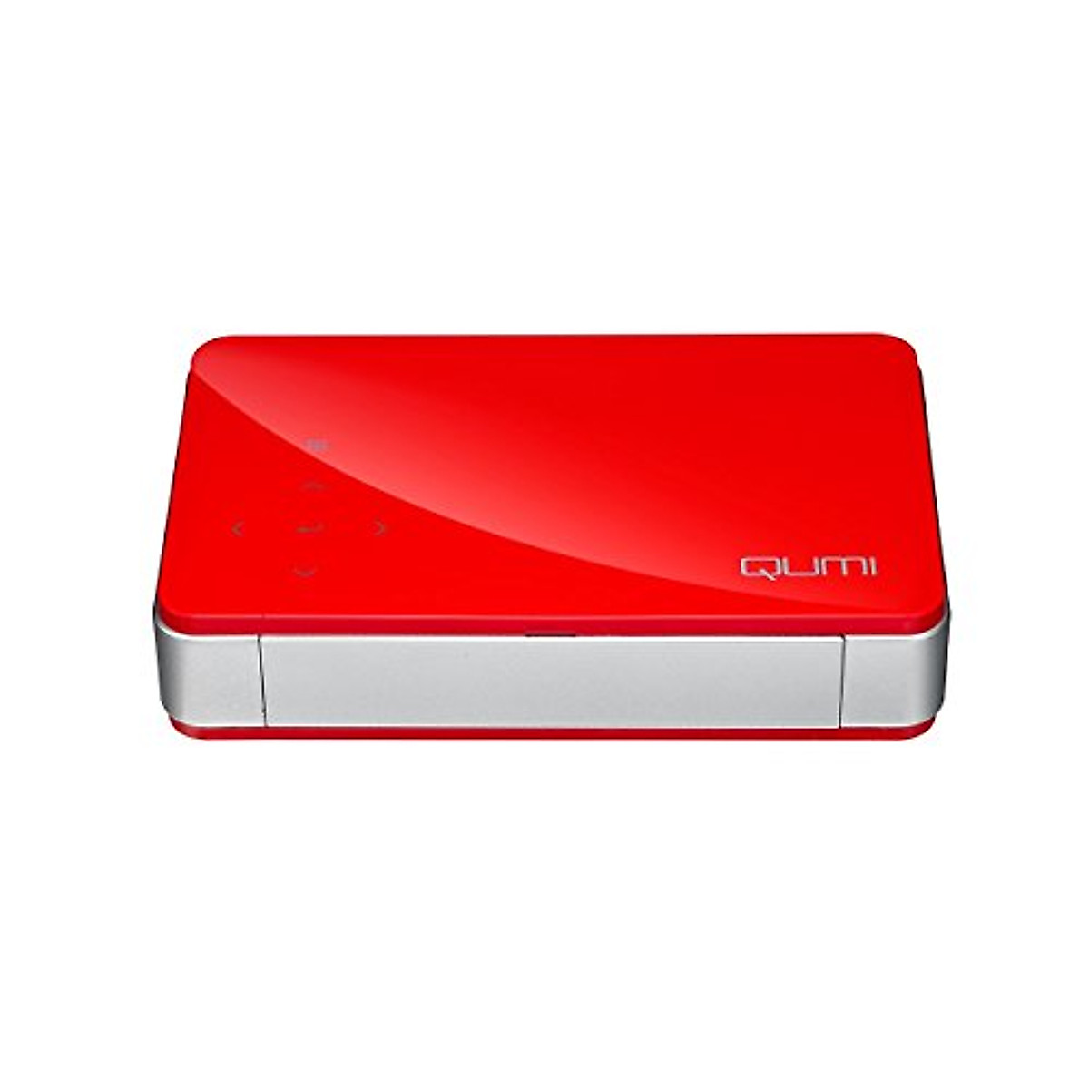 Vivitek Qumi Q5 500 Lumen WXGA HD 720p HDMI 3D-Ready Pocket DLP Projector with 4GB Memory (Red)