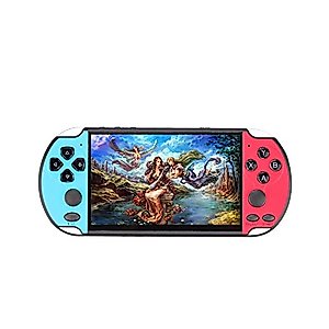 HLF 5.1-inch screen hd casual handheld game console with built-in 11000 vodeo games portable game retro nostalgic mp3 mp4 AV-out to TV game can be saved/added/deleted
