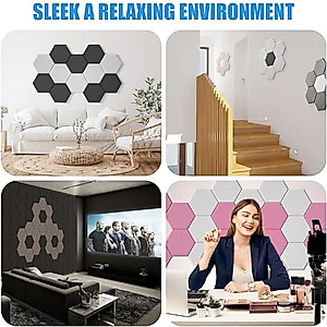 12 pack Sound Proof Foam Panels, 12"X 12"X 0.4",Acoustic Panels Self-Adhesive,Soundproof Wall Panels High Density,Acoustic Panels Sound Absorbing for Wall Decoration and Acoustic Treatment-white-12p