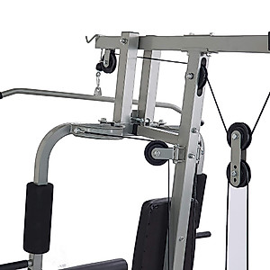 BalanceFrom RS 80 Home Gym System Workout Station with 330LB of Resistance, 125LB Weight Stack