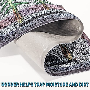 OCCdesign Durable Burlap Camper Rug Mat -Welcome to Our Camper The Friendship is Free Tree -Decorative Camp Doormat for Motorhomes,RV Camping -27.5X17 inches