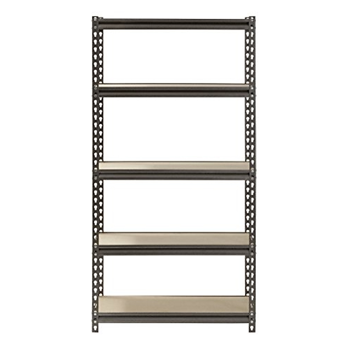Muscle Rack UR301260PB5P-SV Silver Vein Steel Storage Rack, 5 Adjustable Shelves, 4000 lb. Capacity, 60" Height x 30" Width x 12" Depth