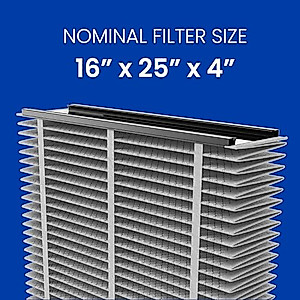 AprilAire 413CBN Replacement Filter for AprilAire Whole House Air Purifiers - MERV 13 with Carbon, Healthy Home Allergy + Odor Reduction, 16x25x4 Air Filter (Pack of 2)