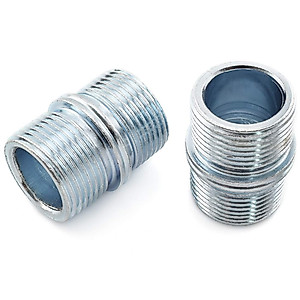 SDTC Tech Wire Shelving Shelf Lock Clips and Pole Butt Connectors for 1 Inch / 25.4 mm Metal Rack Unit Replacement (4 pcs Connectors & 12 pairs Shelf Clips)