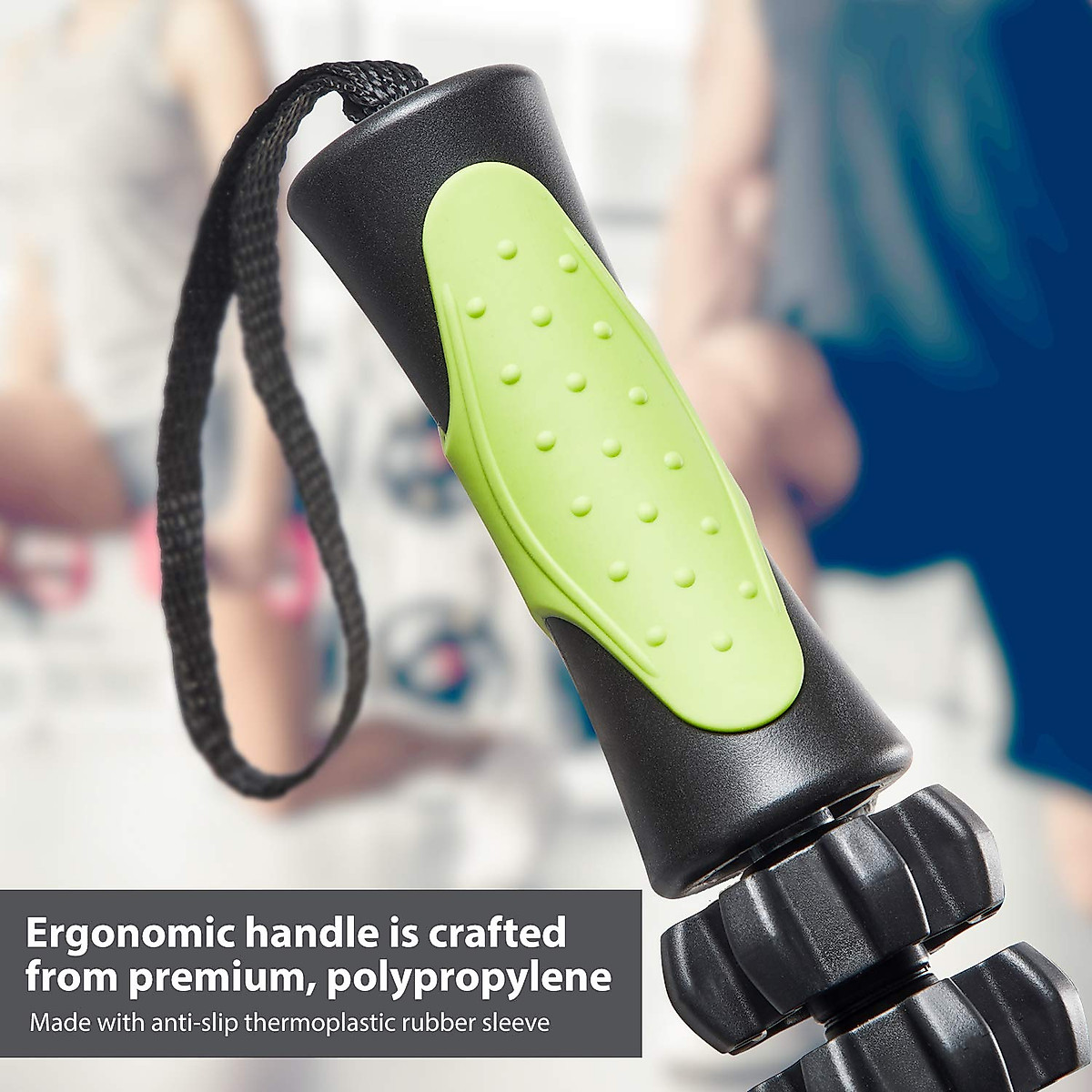 Muscle Roller Stick, Sportneer Body Massage Stick Tools,Calf Roller, Back Leg Massager for Athletes Relief Muscle Soreness, Cramping and Tightness,Soothing Cramps (Black-Upgraded Version)