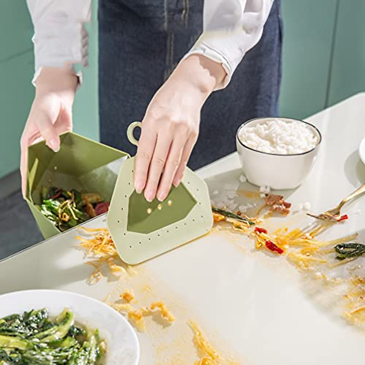 Tofficu 1 Set Broom Mini Dustpan Cleaning Toys for Toddlers 1-3 Outdoor Serving Table Desktop Desk Table Top Desk Plastic Spatula Outdoor Dust Pan Portable Brush Household Pp Scraper