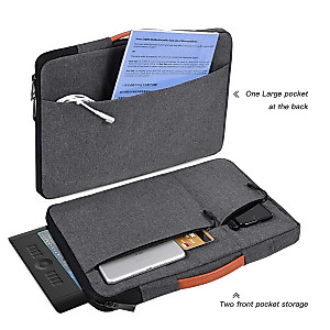 Waterproof Drawing Tablet Sleeve Case Compatible with Huion KAMVAS Pro 16, Wacom Cintiq Pro 16/ Cintiq 16/Intuos Pro Large PTH860, Space Grey