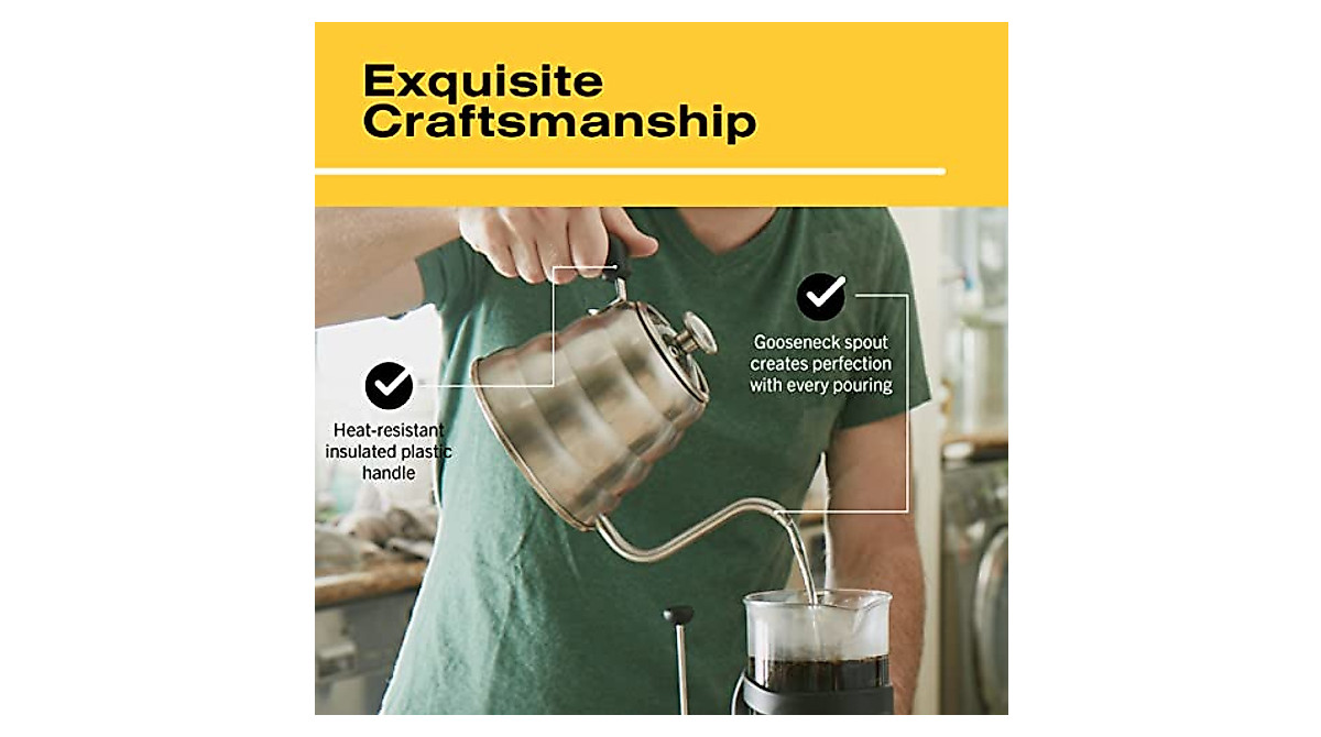 Bean Envy Gooseneck Coffee Kettle - Perfect Brew Every Time