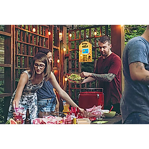 FLYAB Funny Patio Decor Sig Welcome to Our Paradise Sign 8"x12" Patio Decoration Sign Outdoor Pool Backyard Bar Sign Farmhouse Sign Plaque for Backyard Home Wall Decoration