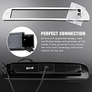 LED Third 3rd Brake Light Fit for Ford Ranger 1993-2011, Fit for Ford F250/ F350/ F450/ F550 Super Duty, Explorer Sport Trac 2001-2005, Fit for Mazda B2300/ B4000 1994-2010 (Black Housing Smoke Lens)