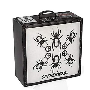 SpyderWeb ST18-Crossbow Archery Target-400 FPS-Easy Pull-Field Tip Only-18x18x11-25 Pounds-Made in USA